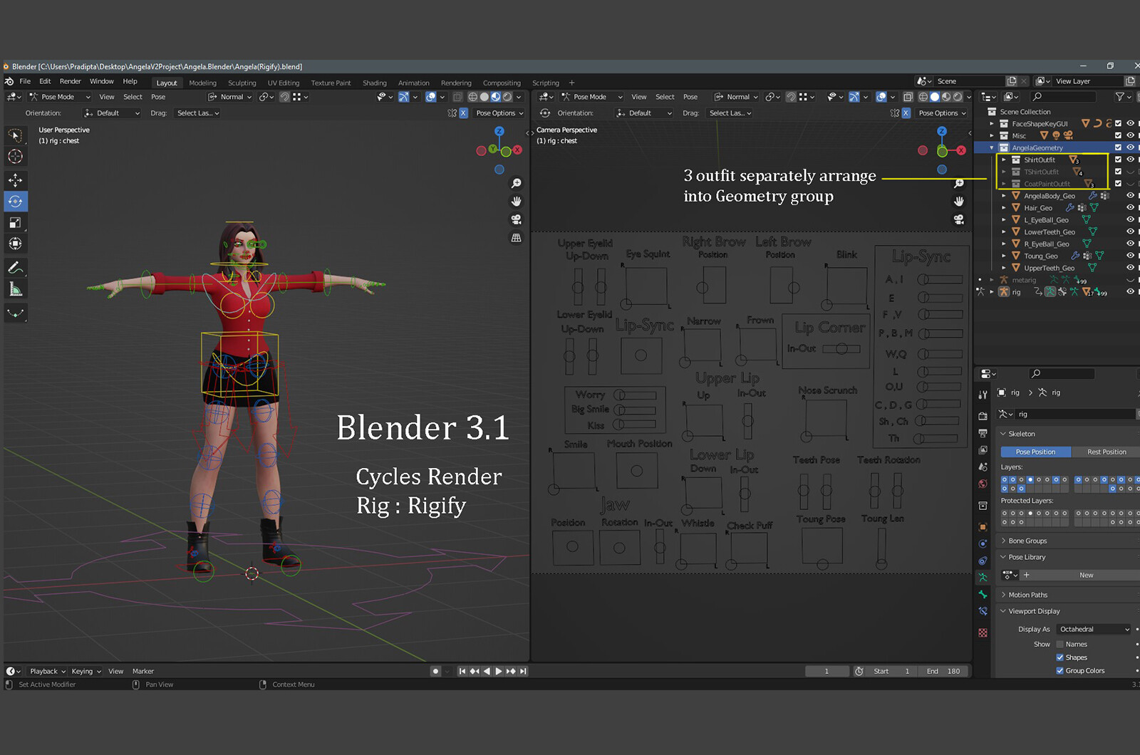 ArtStation - Angela V 2 | Game Assets