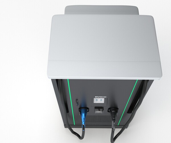 ArtStation - EVBox Troniq 100 EV Charging Station 3D model | Resources