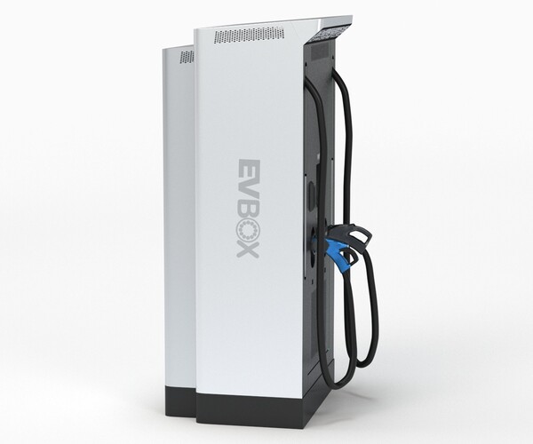 ArtStation - EVBox Troniq 100 EV Charging Station 3D model | Resources