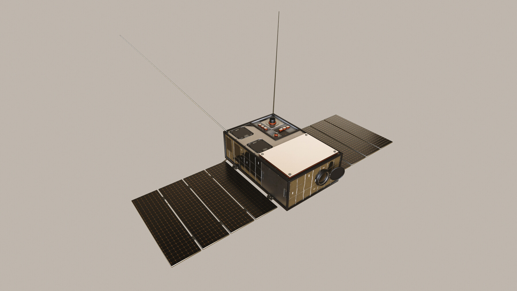 ArtStation - Cube Satellite | Game Assets