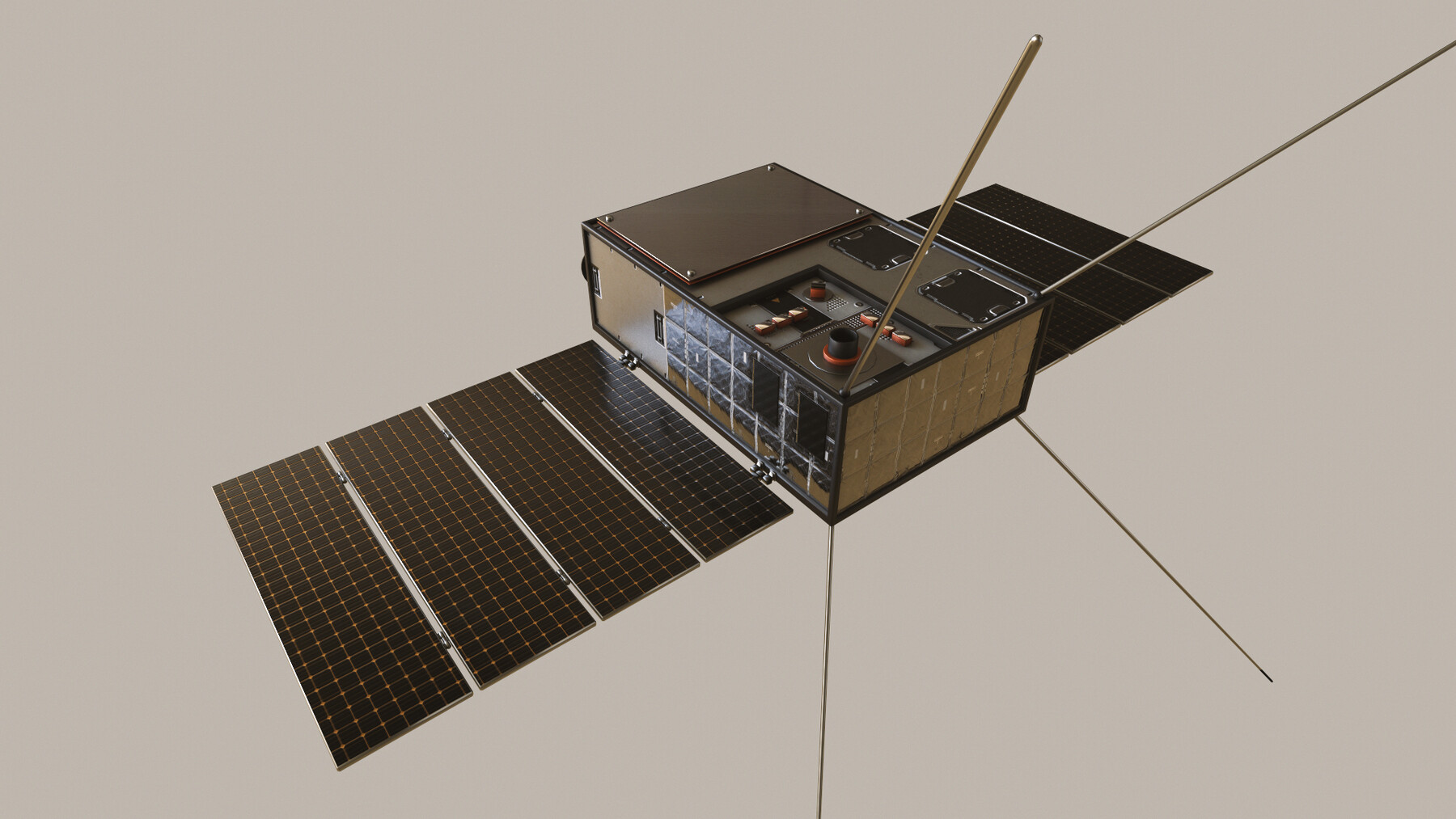 ArtStation - Cube Satellite | Game Assets
