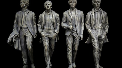 ArtStation - The Beatles - 3D model | Resources