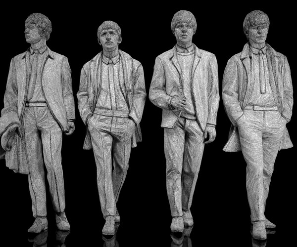 ArtStation - The Beatles - 3D model | Resources