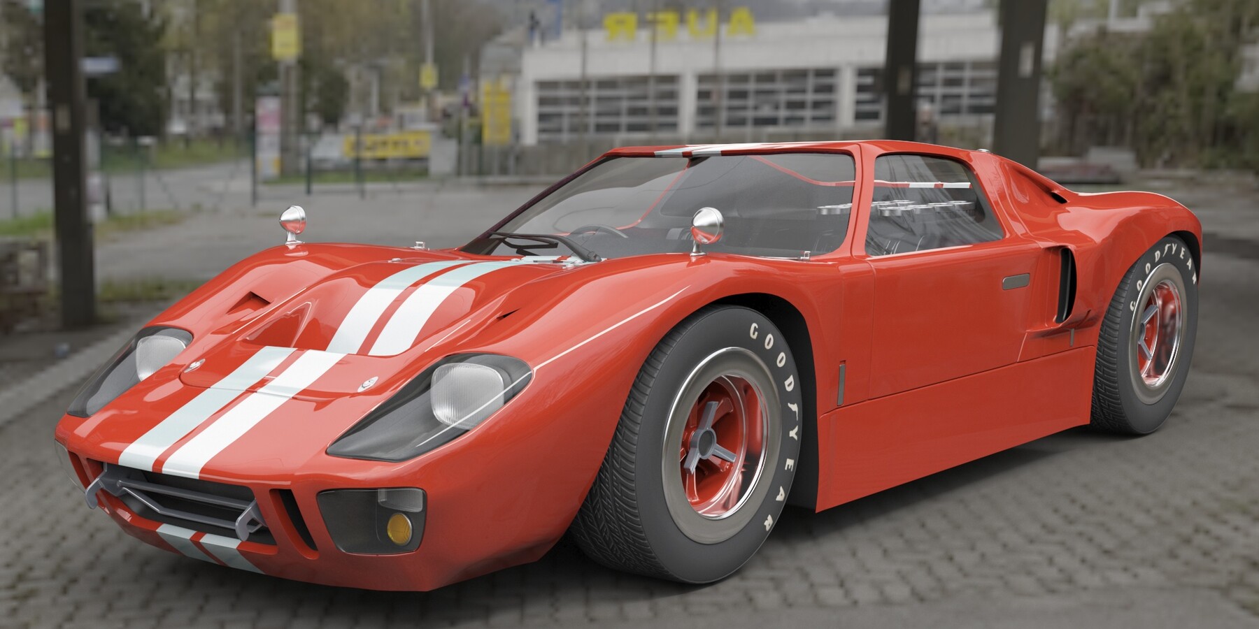 ArtStation - Ford GT 40 | Resources