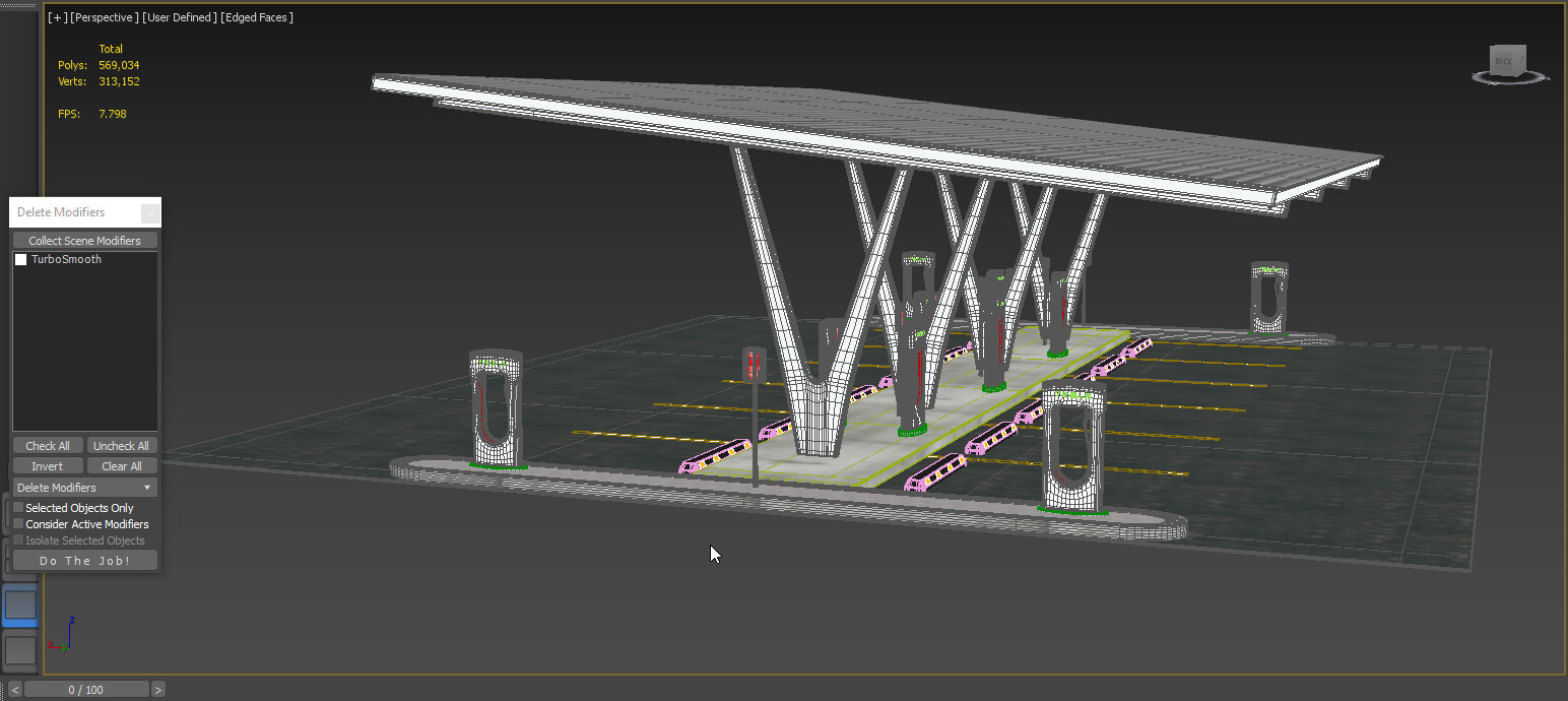 ArtStation - Electric Vehicle Charging Point with EV Station 01 3D ...