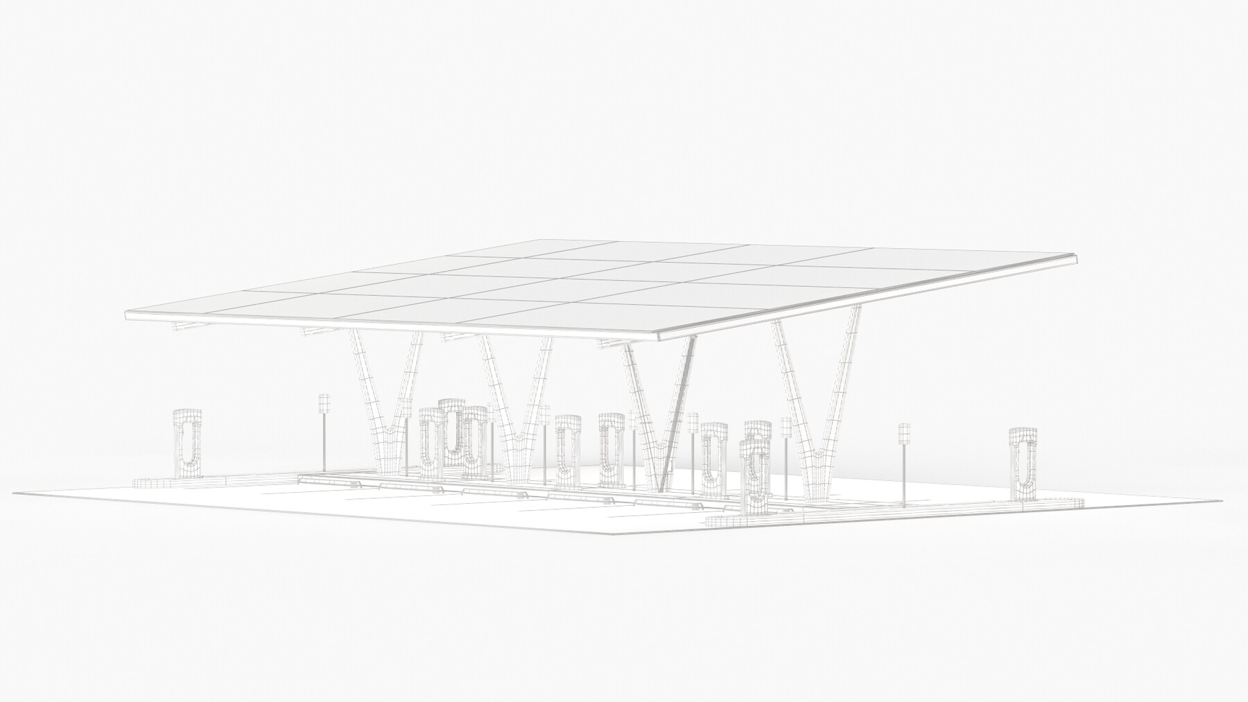 ArtStation - Electric Vehicle Charging Point with EV Station 01 3D ...
