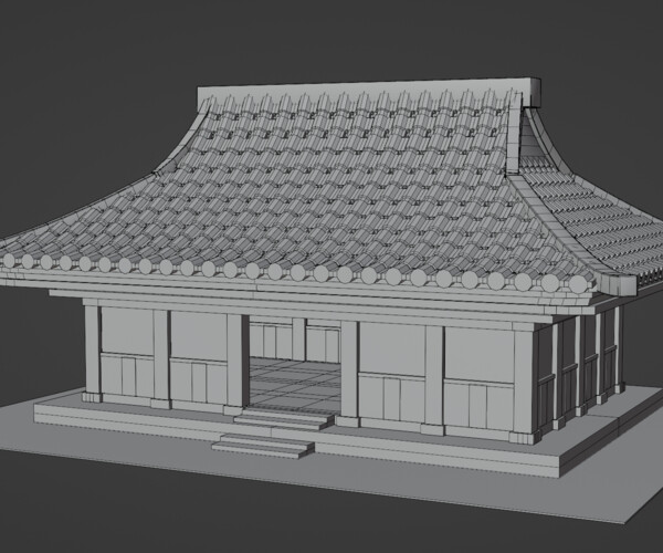 ArtStation - Chinese Siheyuan | Game Assets