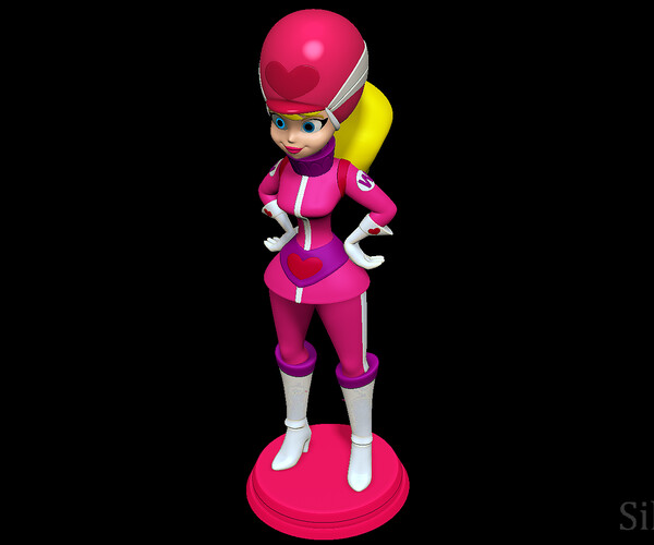 ArtStation - Penelope Pitstop - Wacky Races 2017 3D print model | Resources
