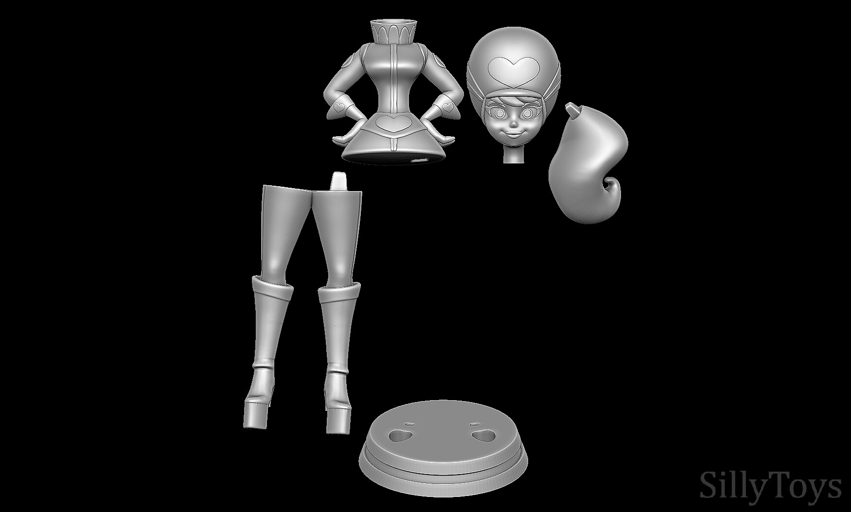 ArtStation - Penelope Pitstop - Wacky Races 2017 3D print model | Resources