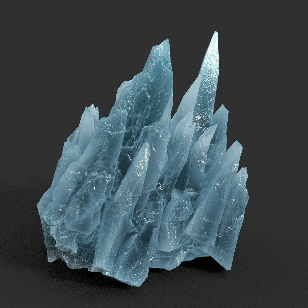 ArtStation - Scifi Spiky Ice 220616 - Ultra HD 16K Textures | Game Assets
