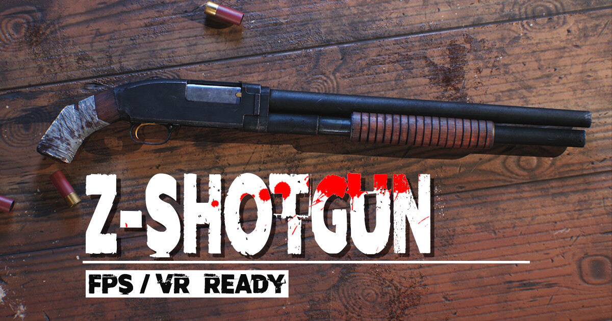 ArtStation - 12G Sawed-Off Shotgun | Game Assets