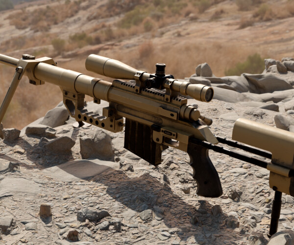 ArtStation - CHEYTAC M-200 | Game Assets