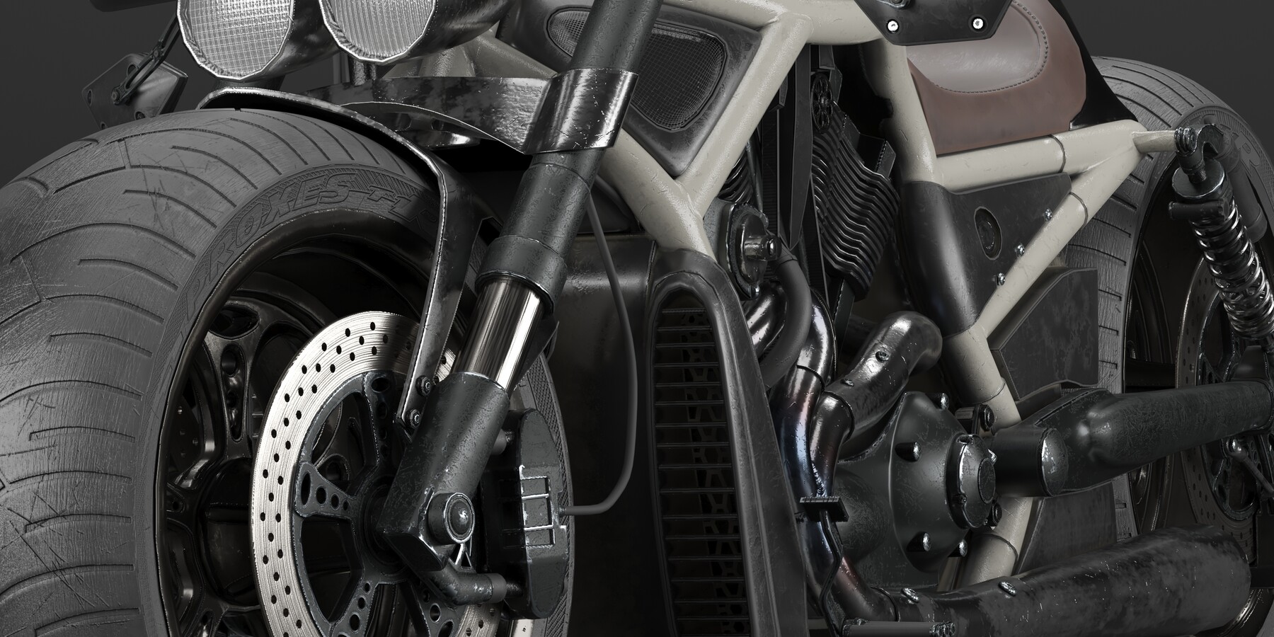 ArtStation - Motor Harley Davidson 3d model | Resources