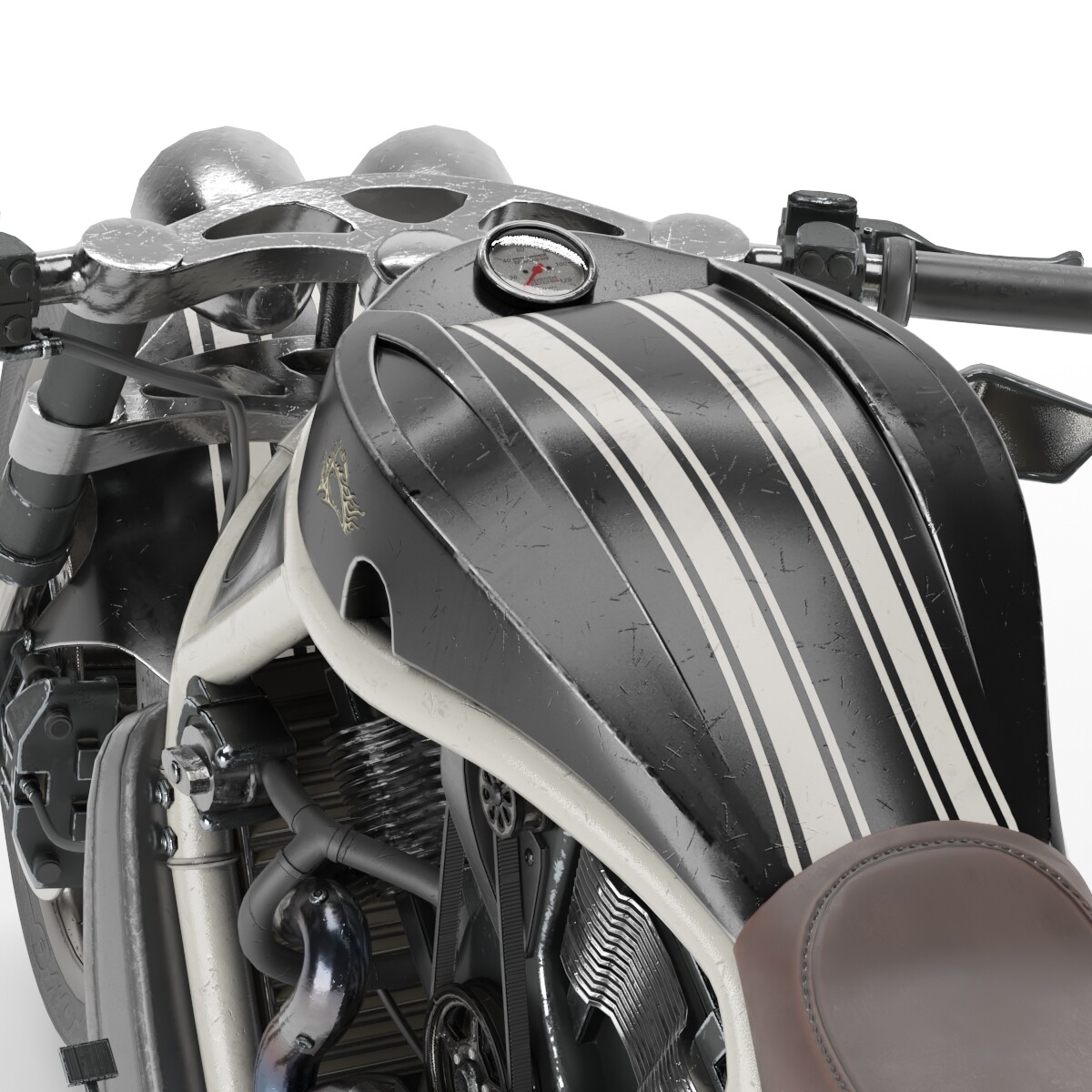 ArtStation - Motor Harley Davidson 3d model | Resources