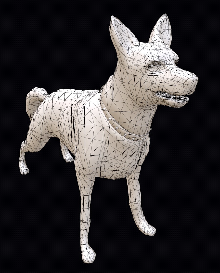 ArtStation - Dog K-9 - PBR - Textured | Game Assets