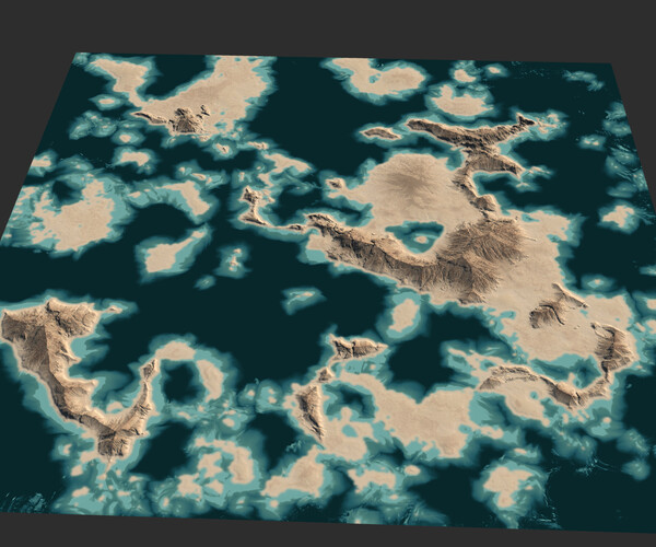 ArtStation - Islands Terrains Collection Vol.1 | 12 Terrains at 8k ...