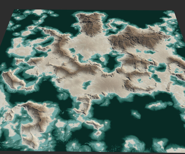 ArtStation - Islands Terrains Collection Vol.1 | 12 Terrains at 8k ...