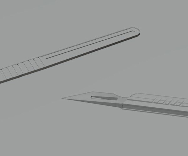 ArtStation - Medical Scalpel | Game Assets