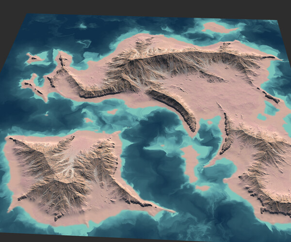 ArtStation - Islands Terrains Collection Vol.1 | 12 Terrains at 8k ...