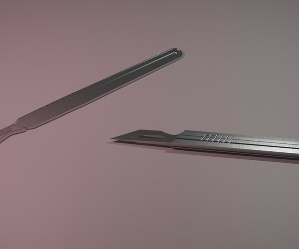 ArtStation - Medical Scalpel | Game Assets