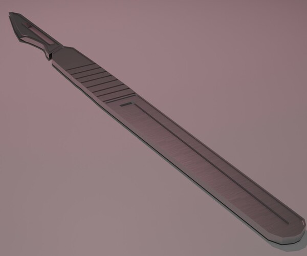 ArtStation - Medical Scalpel | Game Assets