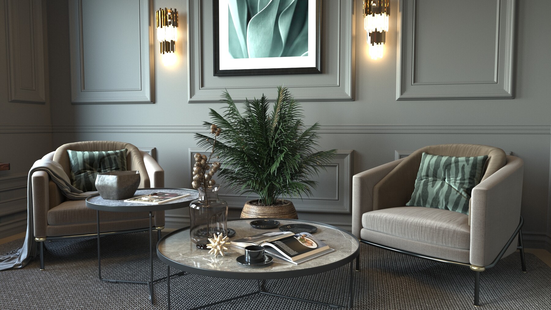 ArtStation - Interior Design Scene 01 | Resources