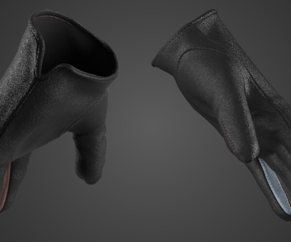 ArtStation - 3 Gloves Pack- Marvelous Designer / Clo3d project + OBJ ...