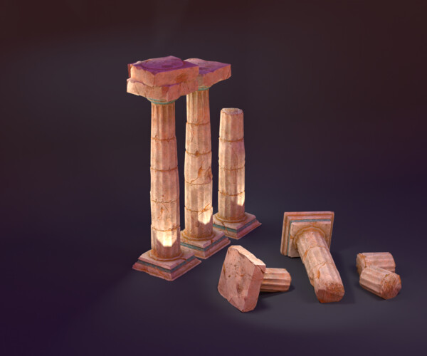 ArtStation - Piller Model | Game Assets