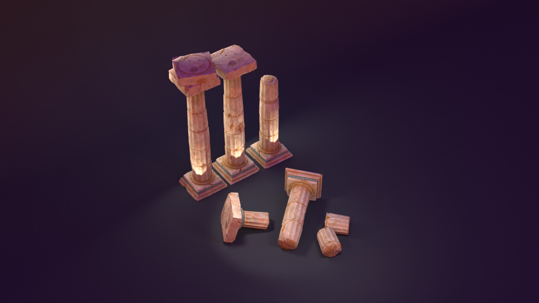 ArtStation - Piller Model | Game Assets