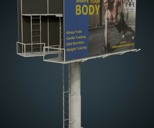 ArtStation - Billboard 2C | Game Assets