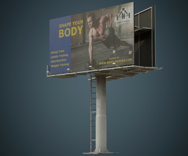 ArtStation - Billboard 2C | Game Assets