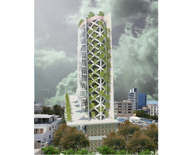 ArtStation - Sustainable Modern Tower | Resources