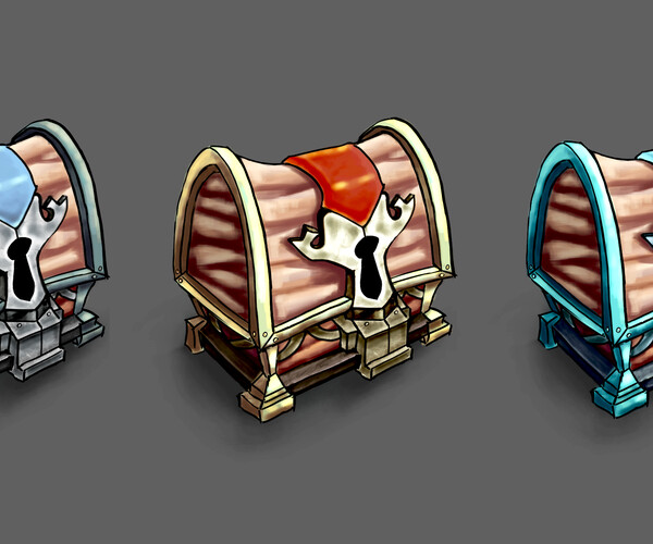 ArtStation - Chest Asset for a Game | Game Assets