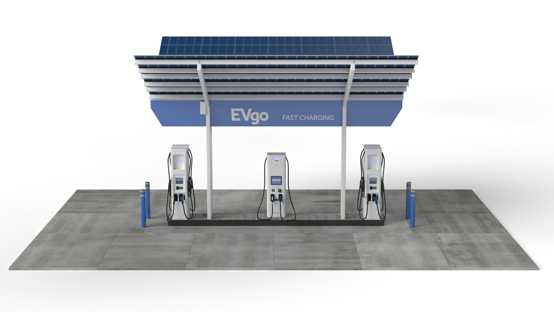 ArtStation - Electric Vehicle Charging Point with EV Station 02 3D ...