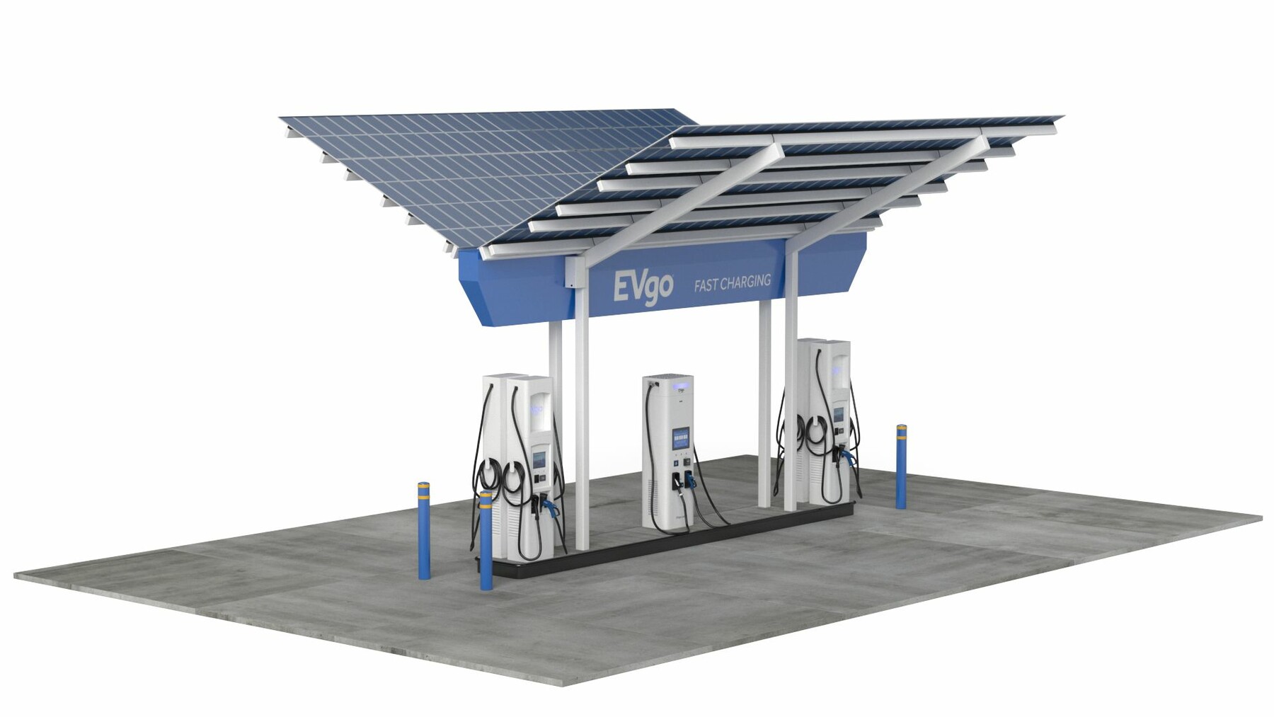 ArtStation - Electric Vehicle Charging Point with EV Station 02 3D ...