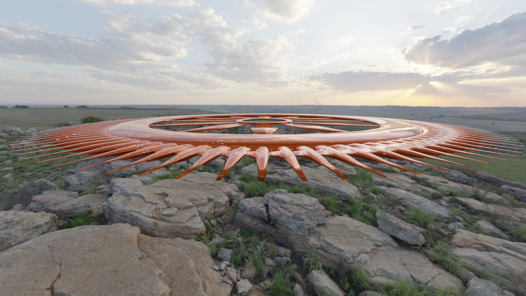 ArtStation - Sudarshan chakra of LORD KRISHNA AND LORD VISHNU 3D model ...