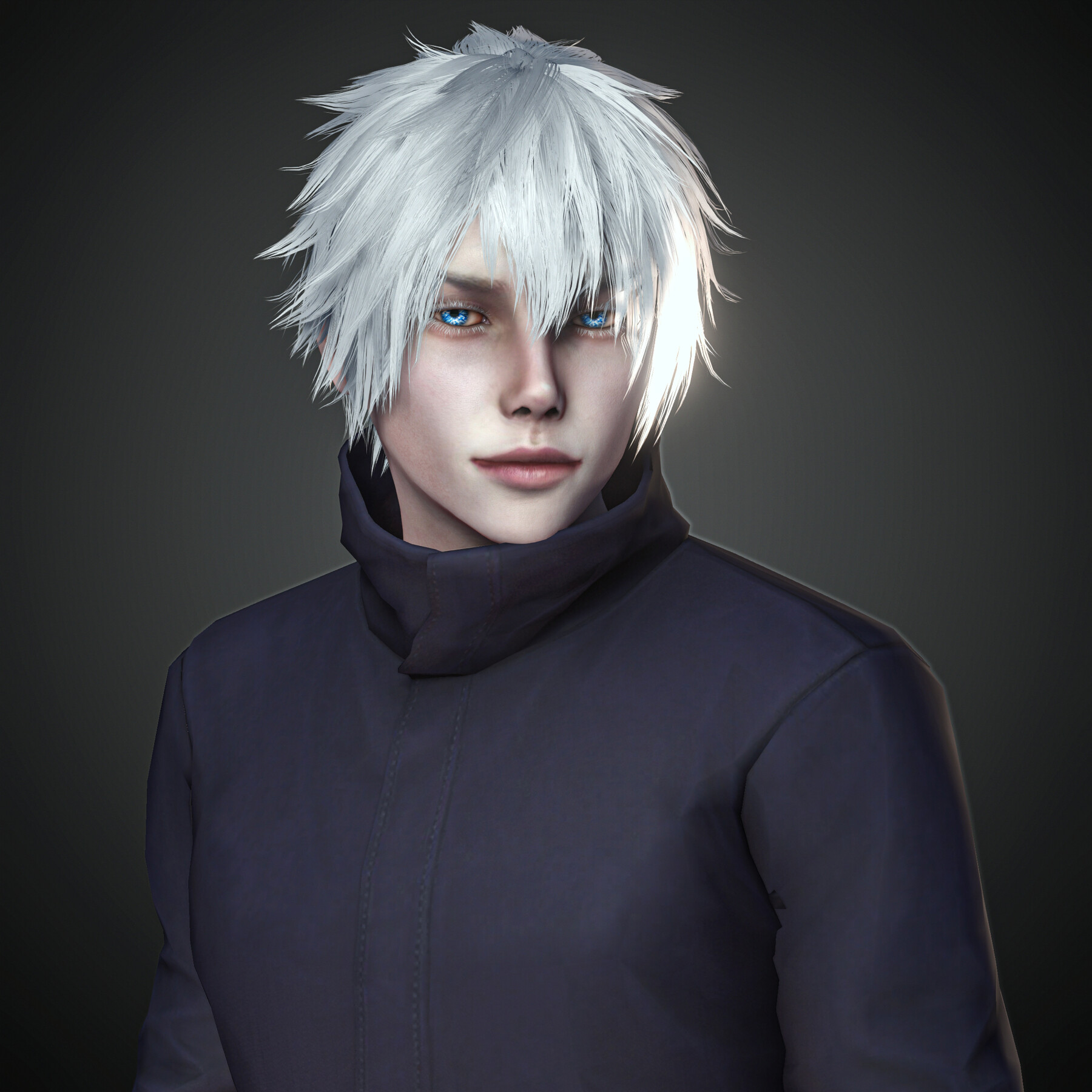 ArtStation - Satoru Gojo 3D Model | Game Assets