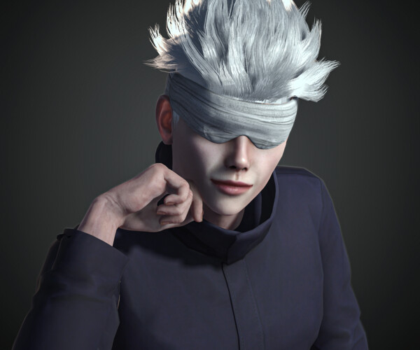 ArtStation - Satoru Gojo 3D Model | Game Assets