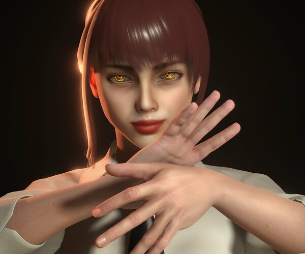 ArtStation - Makima 3D Model | Game Assets