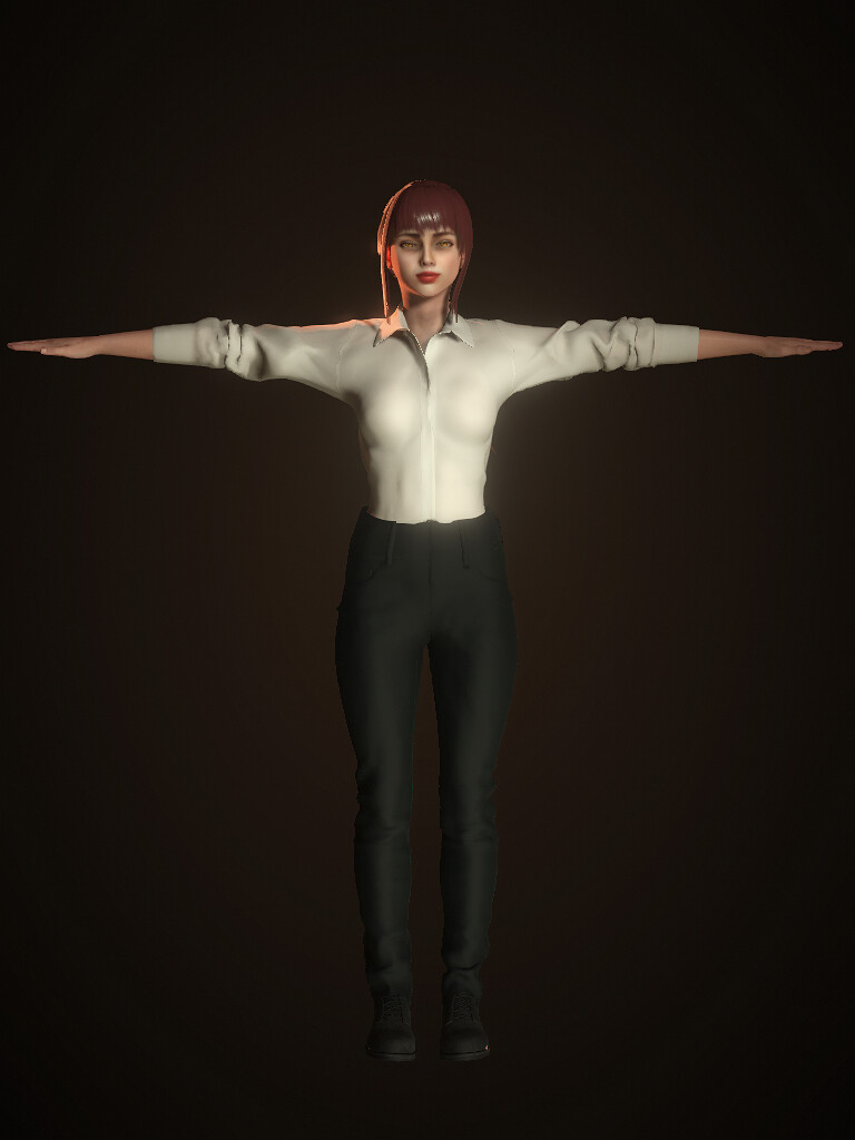 ArtStation - Makima 3D Model | Game Assets