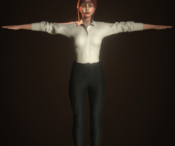 ArtStation - Makima 3D Model | Game Assets