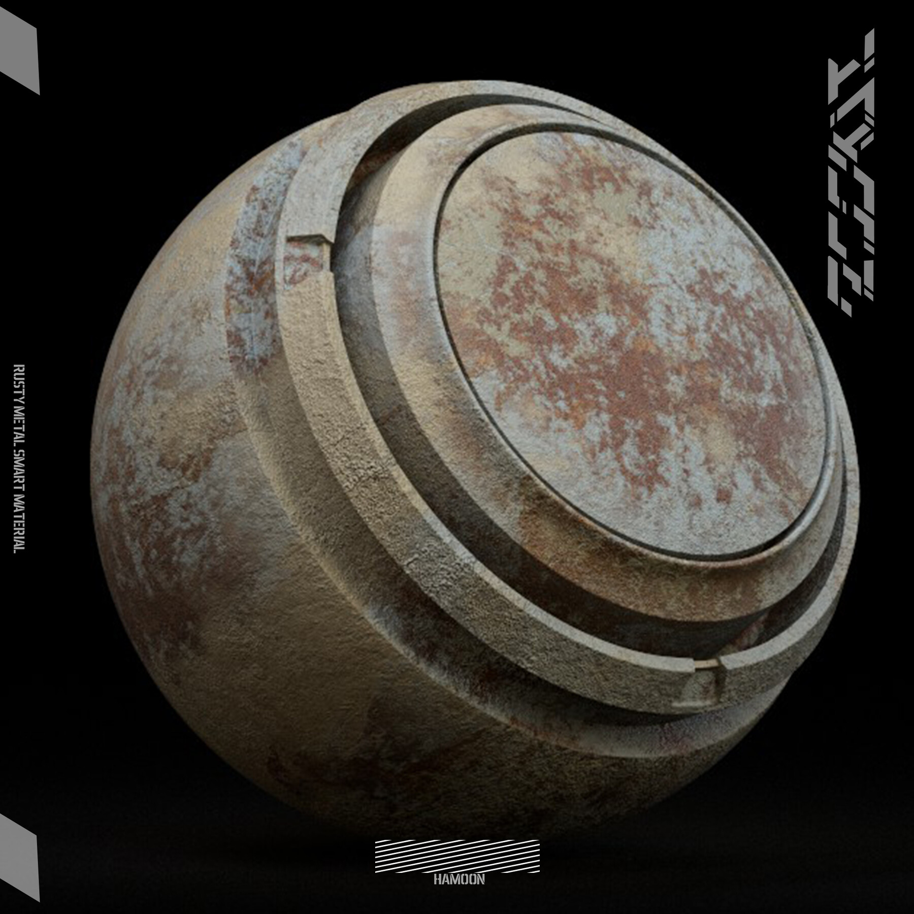 ArtStation - 13-Rusty metal smart material | Resources