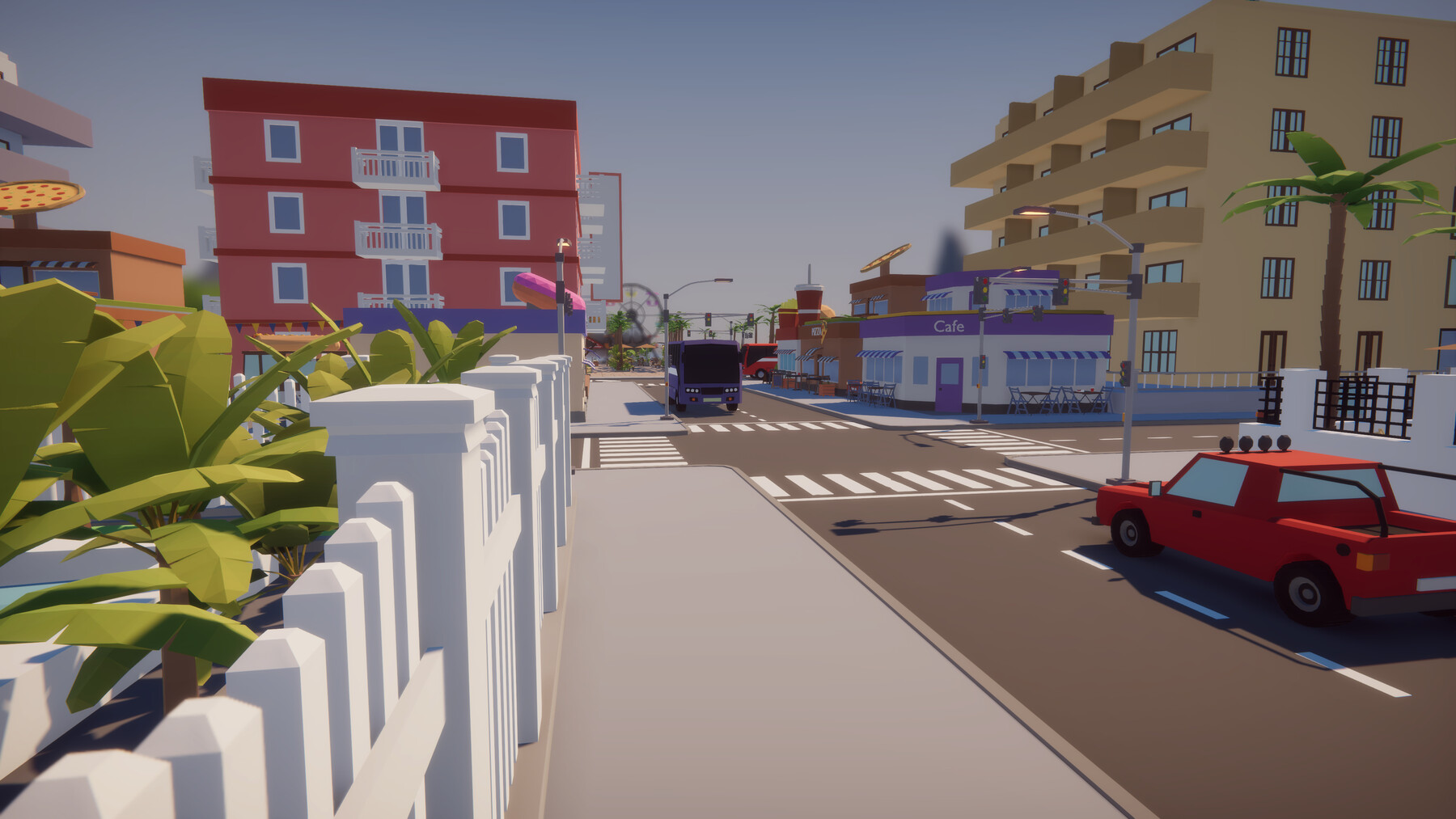ArtStation - Low Poly Tropical City - Asset for Unity 3D, Map and Models | Game Assets