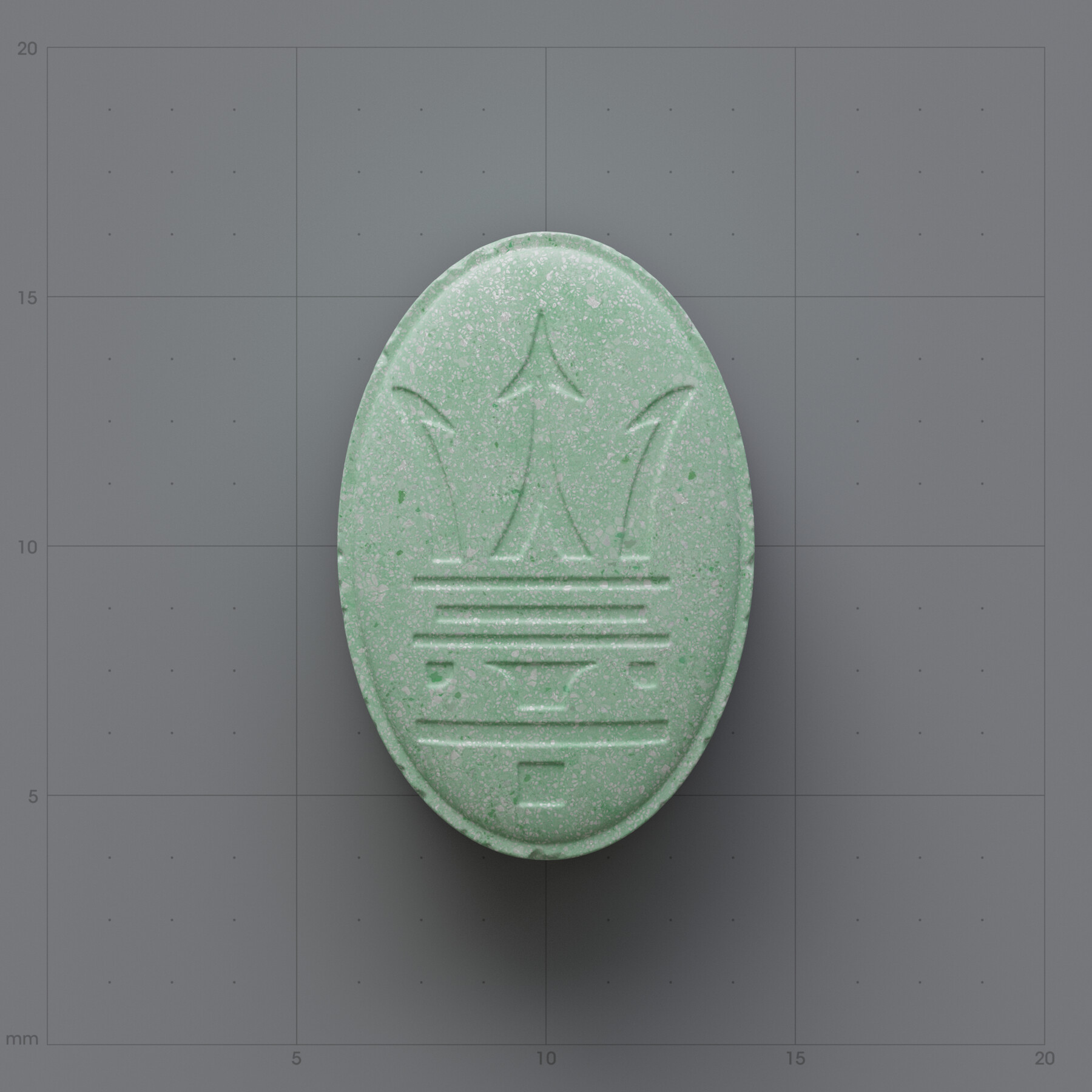 ArtStation - Green "Maserati 300mg NL" Ecstasy pill #001 | Resources