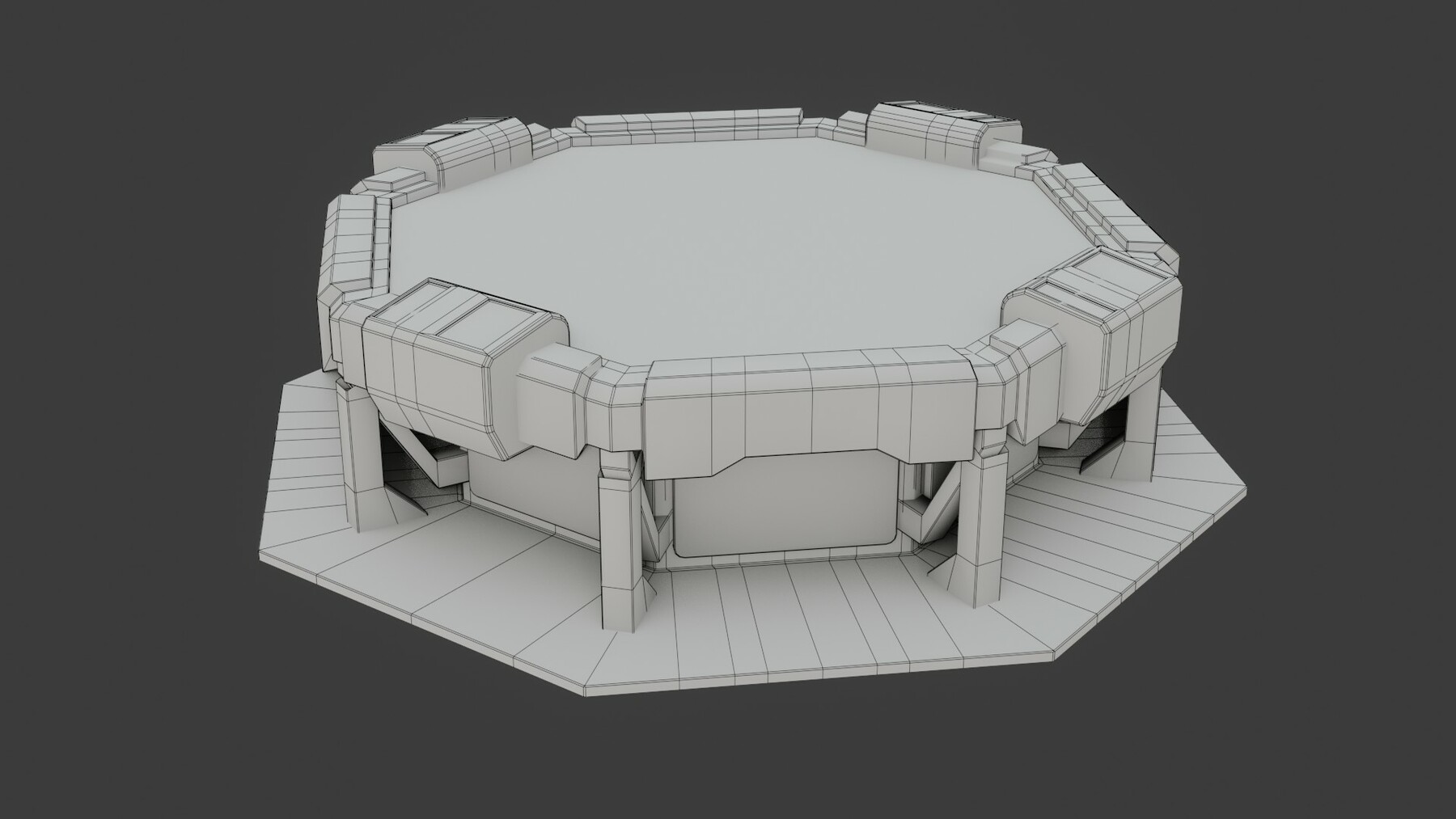 ArtStation - Sci fi Work Bench - Low poly - PBR - Game ready | Game Assets