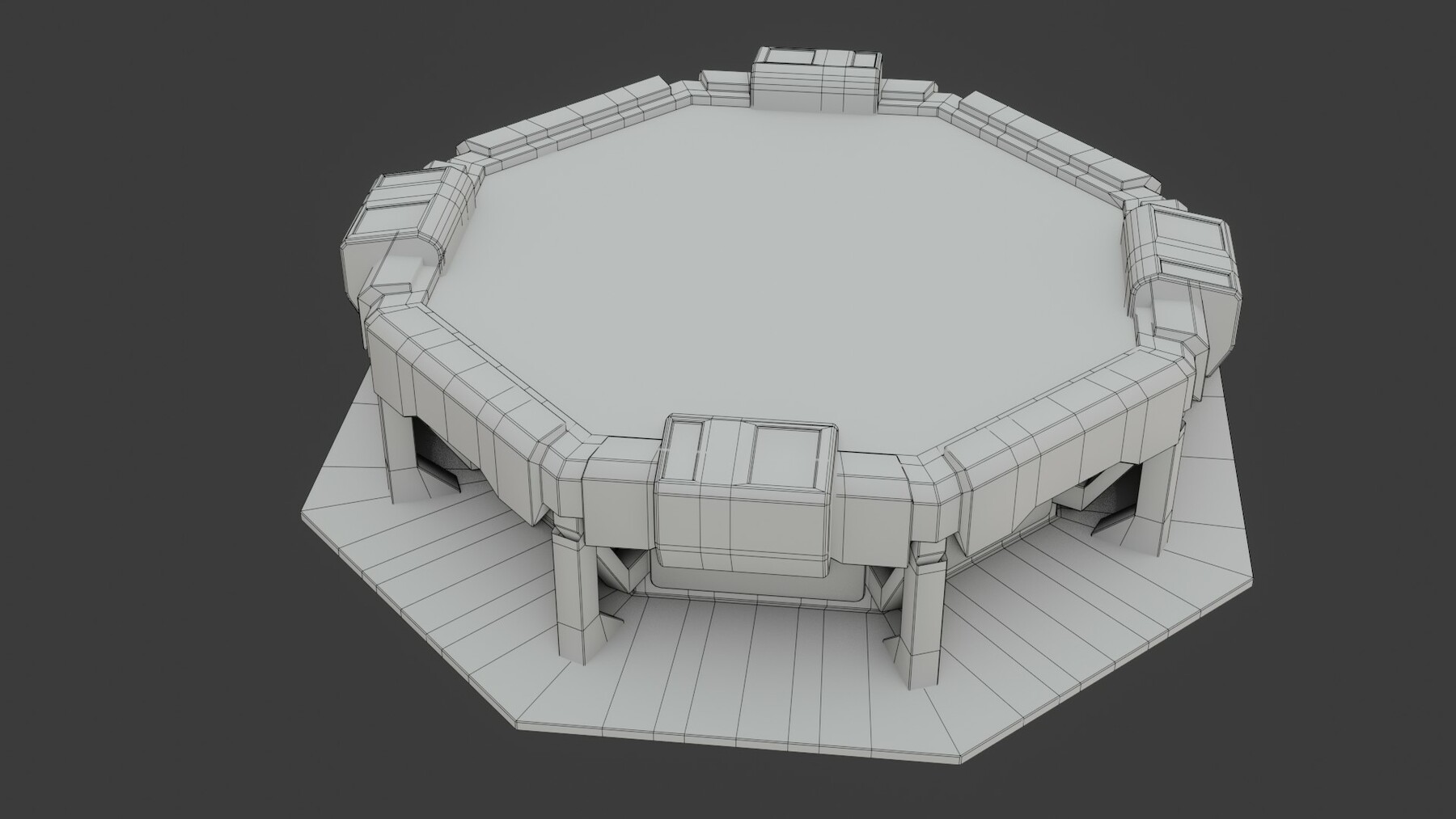 ArtStation - Sci fi Work Bench - Low poly - PBR - Game ready | Game Assets