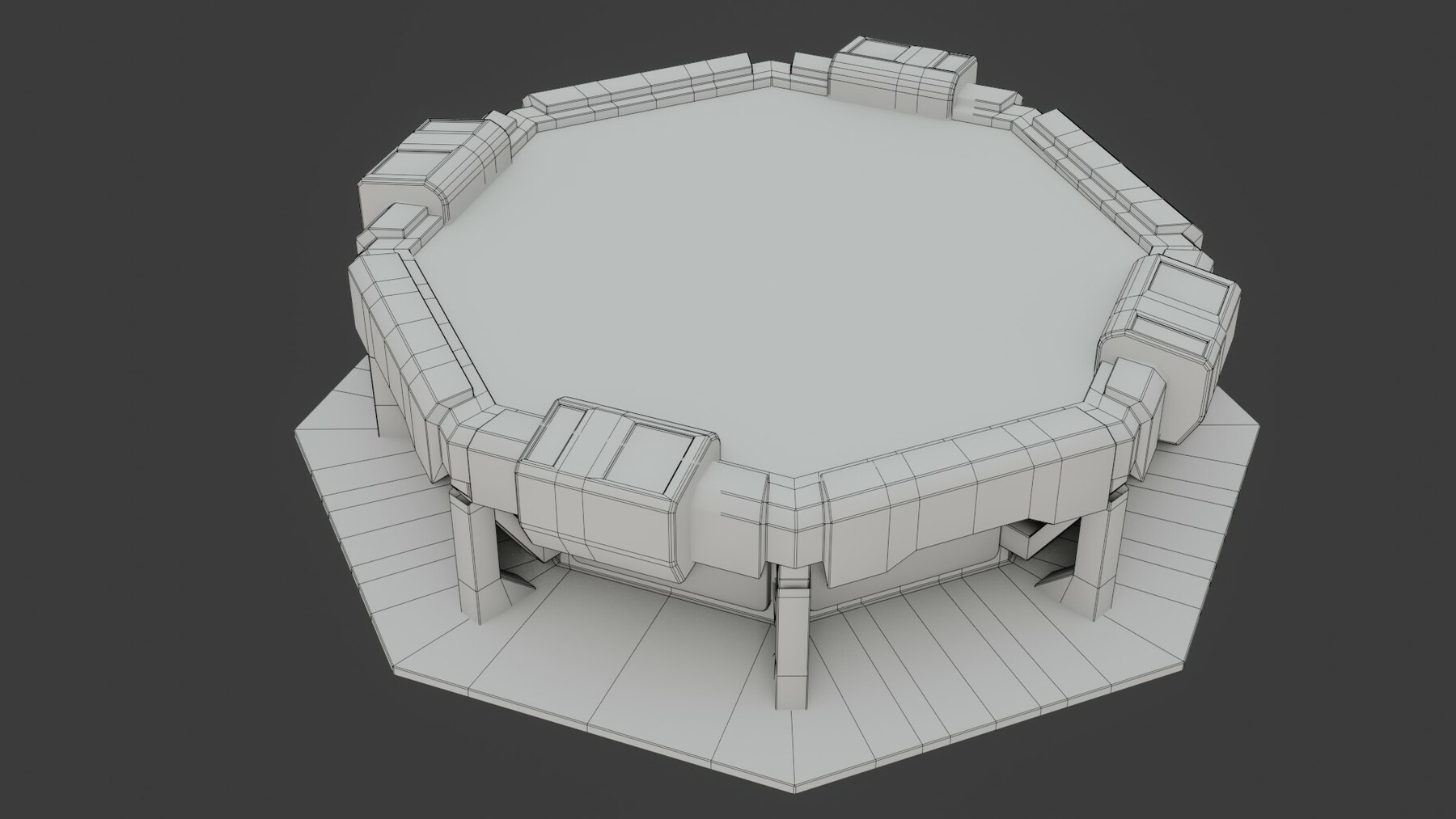 ArtStation - Sci fi Work Bench - Low poly - PBR - Game ready | Game Assets