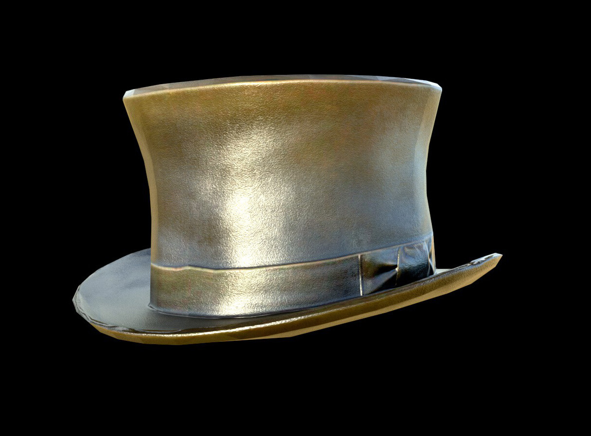 ArtStation - Top Hat - PBR - Textured | Game Assets