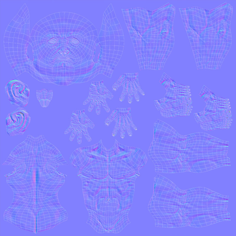 ArtStation - Male Base | Game Assets