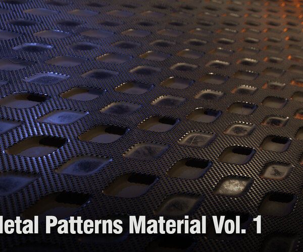 ArtStation - 20 Metal Patterns PBR Material Vol. 1 | Resources